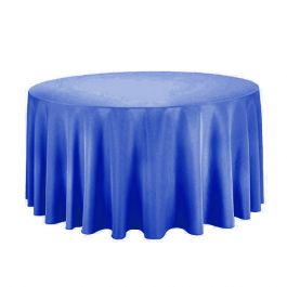 6' Round Blue Table Linen
